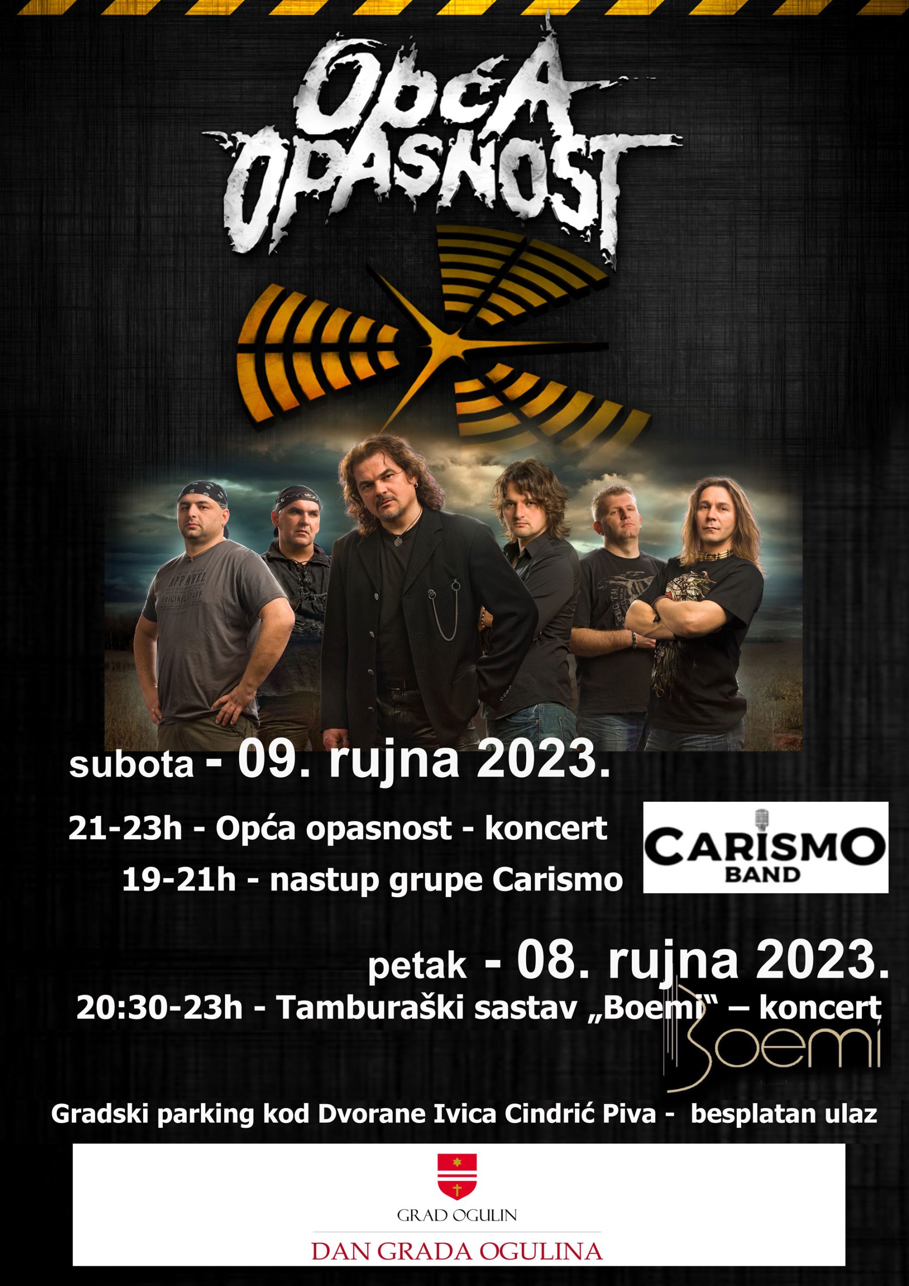 Mnogobrojni glazbeni sadržaji povodom proslave Dana Grada Ogulina ...